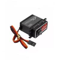 China Hot Sales JX CLS6322HV 21kg Large Torque Aluminium Shell Metal Gear High Voltage Hollow Cup Servo for RC Car Robot Drone Parts for sale