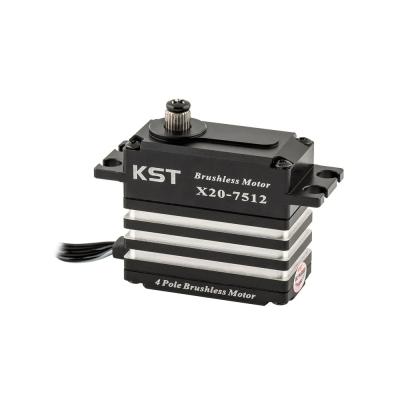 China New Kst X20-7512 High Power 82kgf.Cm8.4v Brushless Motor For Large Scale Rc Models Metal Servo V Boat Parts for sale