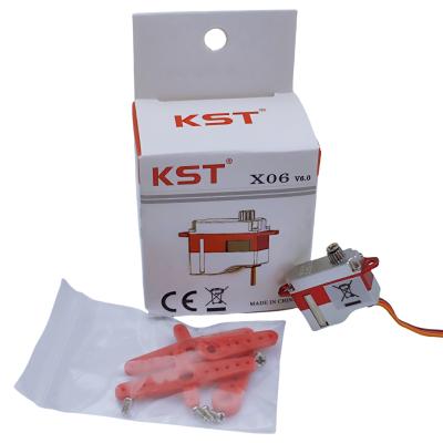 China Kst X06 V6.0 Hv 1.8kgf.Cm 0.07sec Coreless Metal Gear Digital Servo For Rc Gliders Robot Arms - Good Price for sale