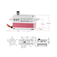 China KST BLS159 V8.0 Servo 0.10Sec Coreless HV Digital Motor For UAV RC Car Boat Robot Arm Helicopter Airplane 8.4V 17Kg for sale