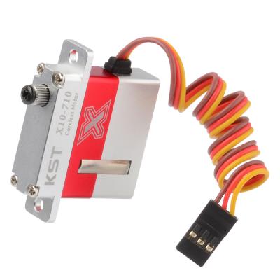 China Wholesale Price KST X10-710 7.5kg 0.10sec HV Glider Slim Coreless Microl Servo For Robot UAV Hobby Education for sale