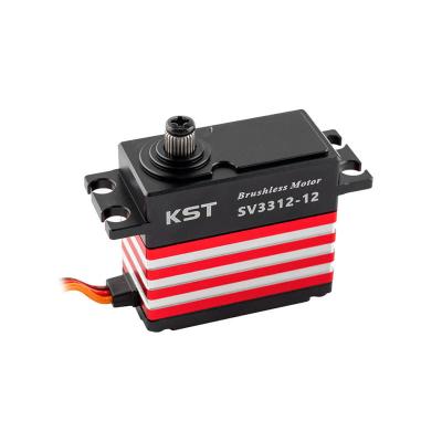 China New KST SV3312-12 HV Brushless Metal Gear 38Kgf.cm 0.10sec Digital Motor For 700-800 Class RC Helicopters Large Scale Plane for sale