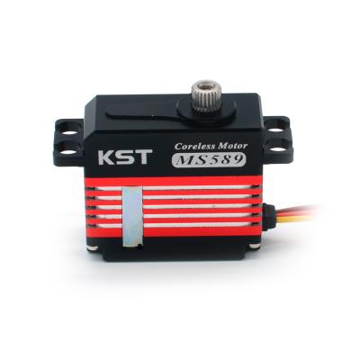 China Hot KST MS589 8.4V 9.2kg 0.08sec HV Metal Gear Servo With Contactless Position Sensor Motor Robot UAV Hobby Education for sale
