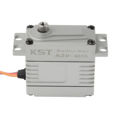 China Wholesale Price KST A20-4515 - 50kg 0.13sec Phosphor Bronze Hardened Steel Gear HV Digital Brushless Servo for sale