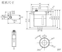 China Wholesale Price KST X10 V2 V8 10.8kg Torque Digital Metal Gear Glider Motor For Robot UAV Education Parts for sale