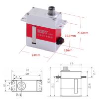 China Wholesale Price Original KST DS215MG V3.0 Digital Metal Gear Mini Motor CCPM / Rudder For 380 450 480 500 RC Helicopter for sale