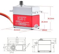 China Hot KST BLS825 0.11sec 35kg HV Brushless Digital Standard Motor For 550-700 Class Helicopter Large Airplane RC Car Robot Arm for sale