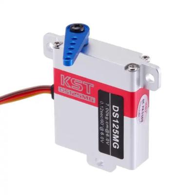 China KST DS125MG 7KG 6V High Torque Metal Gear Digital Servo Steel Tooth Glider Fixed-wing FPV Drone UAV Helicopter Airplane DIY for sale