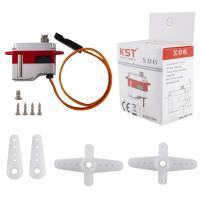 China Hot Sales KST X06 1.8kg Torque  HV Micro Digital Metal Gear Glider Servo Motor for High Performance RC Gliders for sale