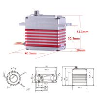 China Wholesale Price KST BLS815 V2 20kg 0.07sec Digital Metal Gear RC Brushless Standard Servo for sale