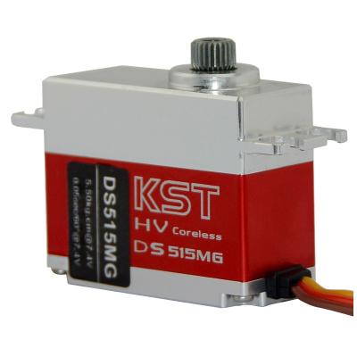 China Wholesale Price KST DS515MG 8.4V 6.5kg 0.05sec HV Digital Metal Gear Servo Motor Robot UAV Hobby Education for sale