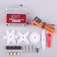 China Hot Sales KST BLS825 0.11sec 35kg HV Brushless Digital Standard Servo Motor for Helicopter Airplane RC Car Robot Arm for sale