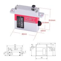 China KST DS145MG 6V 5kg 0.12 Sec High Metal Gear Digital Wing Glider UAV RC Drone Car Robot Arm Boat Helicopter DIY for sale