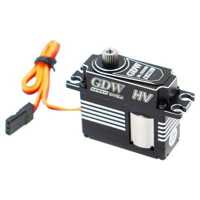 China Gdw Bls595hv 7kg Brushless Metal Gear Digital Servo Narrow Band Rc Helicopter Accessories For 500 520 420 Parts Accs for sale