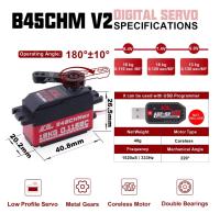 China AGFRC B45CHM V2 18kg 0.110sec Programmable Coreless Motor Metal Gear Digital Low Profile Servo For 1/12 RC Cars/Helicopter Robot for sale
