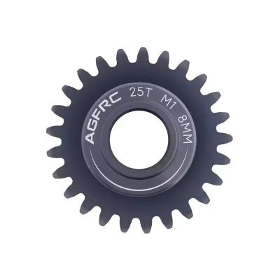 China Hot AGFRC PG25T8 V2 Hardened Steel 8MM MOD1 T High Machining Sturdy Pinion Gear For RC 1/8 Scale Truck /Crawler for sale