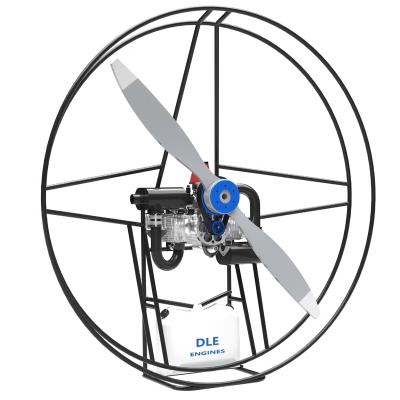 China DLE200 Power Umbrella Gasoline Engine Dual Cylinder Two Stroke Natural Air Cooled Star High Efficiency Stability UAV for sale