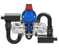 China DLE200 Power Umbrella Gasoline Engine Dual Cylinder Two Stroke Natural Air Cooled Star High Efficiency Stability UAV for sale