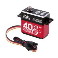 China AGFRC 40KG High Torque HV Steel Gear 0.100s 180 Degree Position Feedback Brushless Digital Programmable 25T STD RC Robot Servo for sale