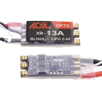 China Hot AGFRC Xeon Run BLHeli-S Series XR-13A Brushless Dshot And Damped Light ESC 2-4s OPTO For FPV Racing Drone for sale