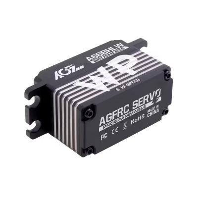 China Hot Sales AGFRC A66BHLW 33KG 0.068Sec High Speed Upgrade Steel Gears Low Profile Brushless Waterproof Servo For Cars for sale