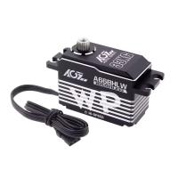 China Hot Sales AGFRC A66BHLW 33KG 0.068Sec High Speed Upgrade Steel Gears Low Profile Brushless Waterproof Servo For Cars for sale