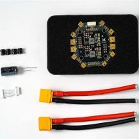 China Foxeer PDB400 8S 400A PDB LIPO 4-8S Distribution Board DUAL Battery PAD Installation Hole Spacing 30.5mm for FPV Drone Parts for sale