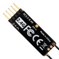 China Factory Outlet RadioMaster ER6GV Slim ExpressLRS CRSF PWM Dual Antenna RC For Glider Made Of Plastic for sale