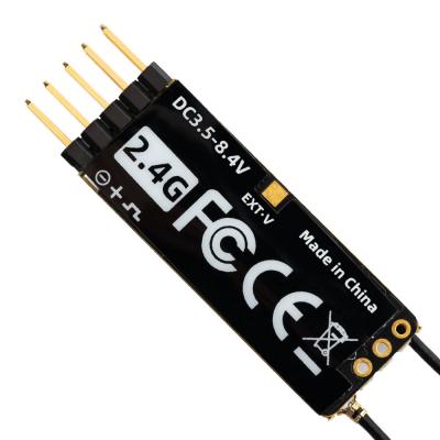 China Factory Outlet RadioMaster ER6GV Slim ExpressLRS CRSF PWM Dual Antenna RC For Glider Made Of Plastic for sale
