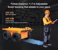 China FOLO-300 4WD Commercial Factory Handling Robot Follows Machine Intelligent Obstacle Avoidance Warehouse Workshop for sale