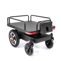 China Foxtechrobot Folo100 Pro KG Capacity Auto Follow and Remote Control Cart Radar Trolley Robot for Supermarket for sale