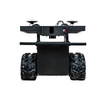China Foxtechrobot FOLO-M200 Outdoor Indoor Mini Track Chassis Automatic Line Following Robot Cart for Marketing Delivery for sale