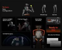 China Foxtechrobot TRON2 7DOF Dual Arm Bipedal Wheeled Legs AI Humanoid Robot for Research and Education for sale