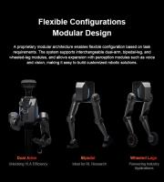 China Foxtechrobot TRON2 7DOF Dual Arm Bipedal Wheeled Legs AI Humanoid Robot for Research and Education for sale