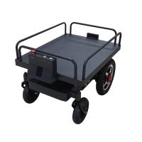 China Foxtechrobot Smart Factory Material Transport Hand Platform Trolley Cart Retail Welding Robot Following Shopping Trolley for sale