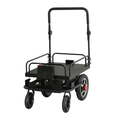 China FOLO-200 Heavy Duty 100KG Four-Wheel Cargo Trolley Automatic Human-Following Cart Robot for sale