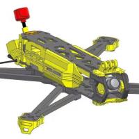 China 8-9-10inch Custom Made Fpv Carbon Drone Frame With Aluminum Ordinary Plates For Partsaccessories for sale