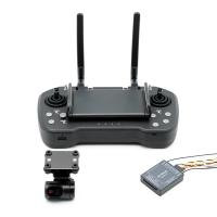 China Hot Sale T12 Mini Camera Drones Accessories 20km Digital Map Transmission Remote Control R12 Receiver Plant Protection Features for sale