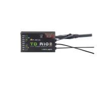 China FrSkyTD R10 2.4GHz 900MHz Dual Frequency Receiver 10CH PWM Channel Receiver for Remote Control Airplane Helicopter Drone TD R10 for sale