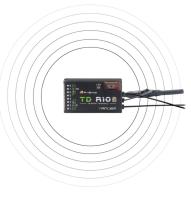 China FrSkyTD R10 2.4GHz 900MHz Dual Frequency Receiver 10CH PWM Channel Receiver for Remote Control Airplane Helicopter Drone TD R10 for sale