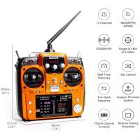 China RadioLink AT10II 4KM Remote Control With DSSS And FHSS Hybrid Spread Spectrum 12 Channels PWM/SBUS/PPM Signal Output Drone RC for sale