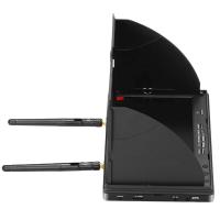 China FPV LCD5802S D 7Inch Diversity Receiver Monitor Screen 800*480 5.8G 40CH With DVR Built In Battery Video Multicopter for sale