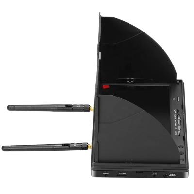China FPV LCD5802S D 7Inch Diversity Receiver Monitor Screen 800*480 5.8G 40CH With DVR Built In Battery Video Multicopter for sale