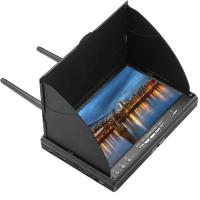China FPV LCD5802S D 7Inch Diversity Receiver Monitor Screen 800*480 5.8G 40CH With DVR Built In Battery Video Multicopter for sale