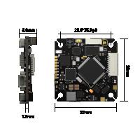 China IFlight Borg F7 AIO 2-4S Stack Integrated FC ESC ELRS 2.4GHz Receiver  Antenna With 16MB Blackbox ICM42688 For FPV Drone for sale