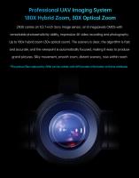 China SIYI ZR30 4K 8MP 180X Hybrid X Optical Pod Zoom Gimbal Camera With AI Smart Identify And Tracking 1/2.7 Sensor For Drone for sale