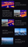 China SIYI ZT30 Optical Pod 4 Sensors 4K AI 180X Hybrid Zoom Gimbal Camera Thermal Imaging With 1.2KM Laser Rangefinder for sale