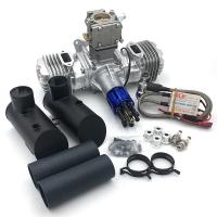 China DLE130 Model Airplane Gasoline Engine Double Cylinder Two Stroke Natural Air-cooled Hand Starting 130CC Displacement for sale