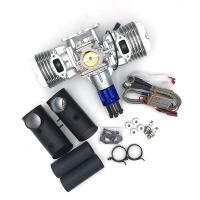 China DLE130 Model Airplane Gasoline Engine Double Cylinder Two Stroke Natural Air-cooled Hand Starting 130CC Displacement for sale