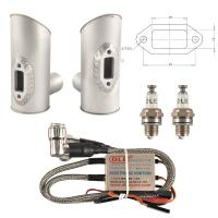 China DLE120 RC Model Aircraft Gas Engine For Remote Control Gasoline Airplane 12HP 7500RPM Enige Parts for sale